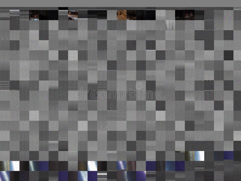 Gray Glitch Noise Pattern of Corrupted Jpeg Image Stock Image - Image ...