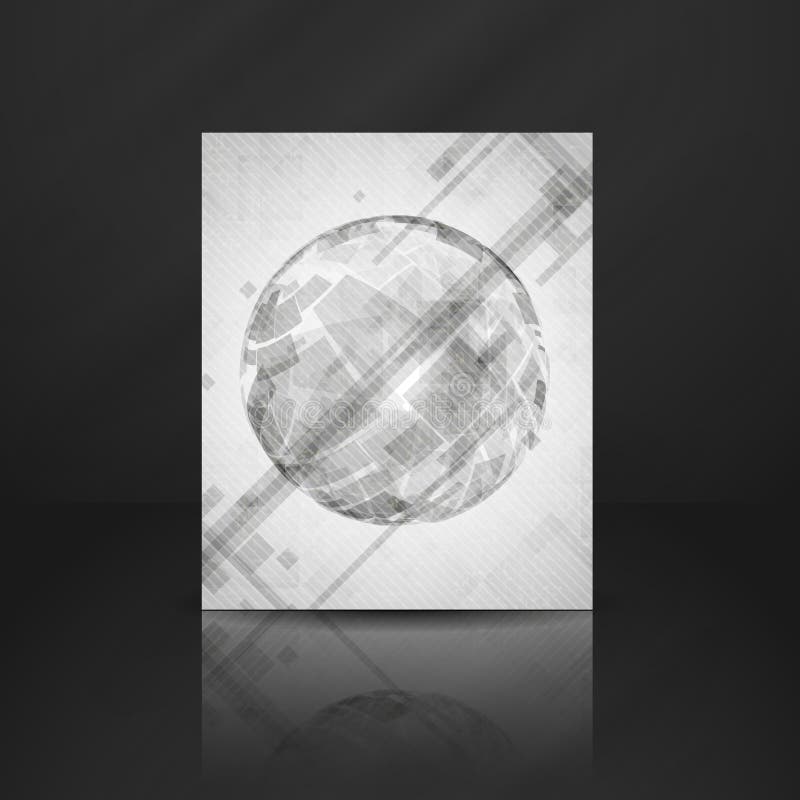 Gray Globe Design. stock vector. Illustration of network - 34963257