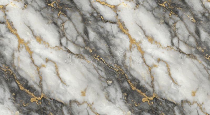 Gray and Gold Marble Texture Background Stock Illustration ...
