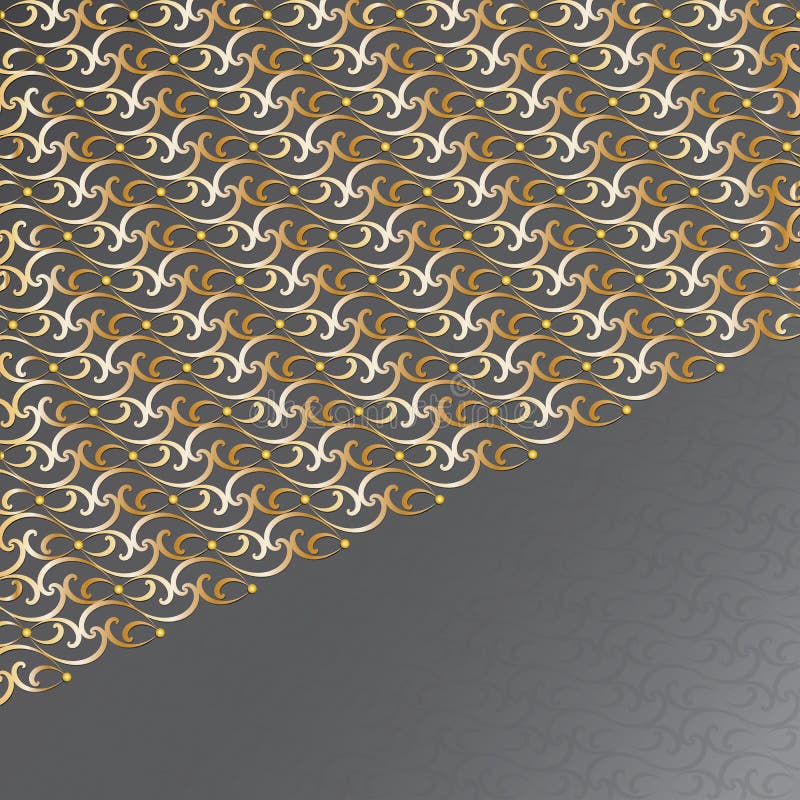 Gray gold stock illustration. Illustration of luxury - 38980097