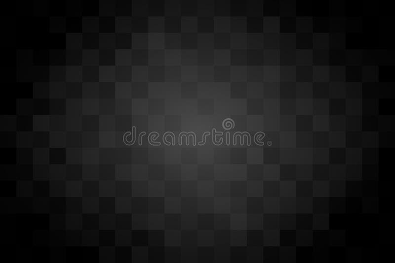 Gray Gradient Black Square Shape Background Stock Vector - Illustration ...