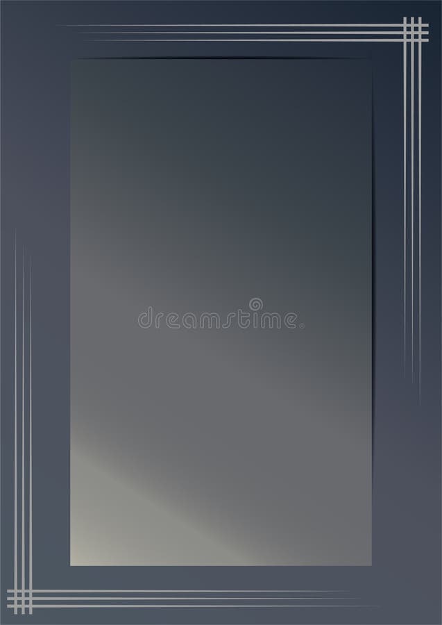Gray gradient frame stock vector. Illustration of composition - 298410593