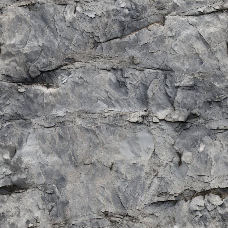 Gray Granite Stone Background, Aged Rough Rock Material Texture Top ...