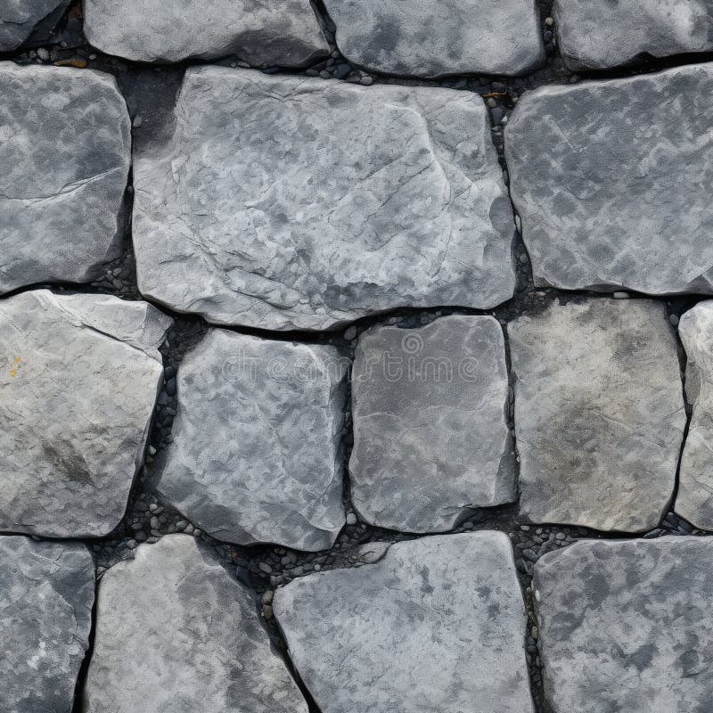 Gray Granite Stone Background, Aged Rough Rock Material Texture Top ...