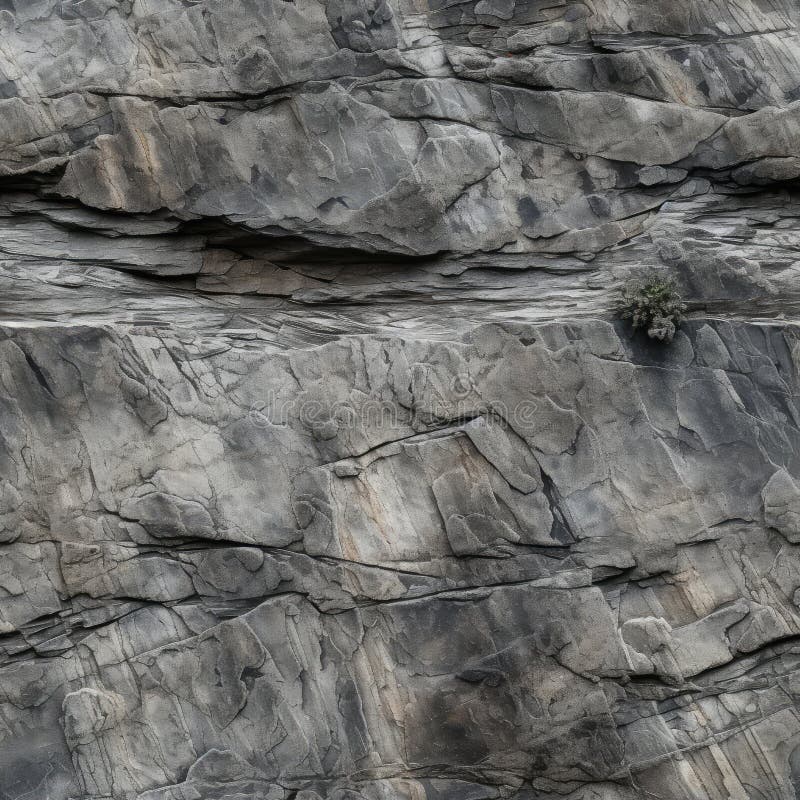 Gray Granite Stone Background, Aged Rough Rock Material Texture Top ...