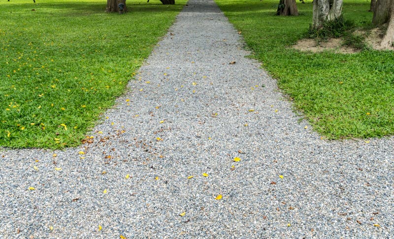 Gray gravel pathway stock photo. Image of sidewalk, stone - 78565920