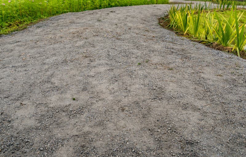 Gray gravel pathway stock image. Image of walk, gray - 84057721
