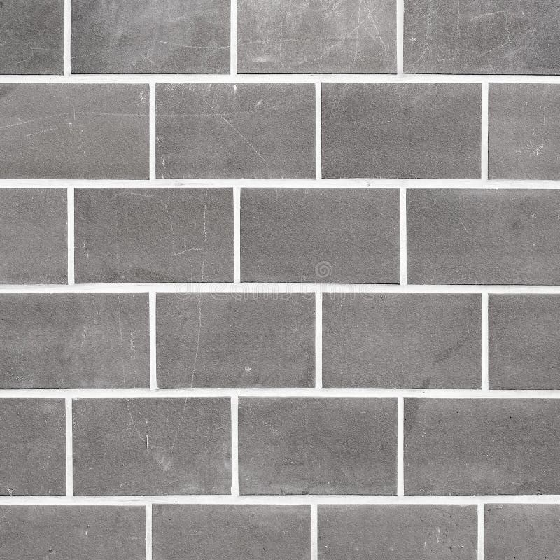 Gray Grey Brick Tiles Tilework Glazed Ceramic Wall or Floor Texture ...