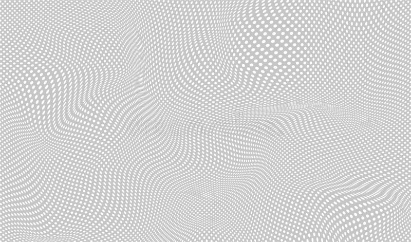 Gray Grid with Dots. Geometric Surface. Abstract Banner Stock Vector ...