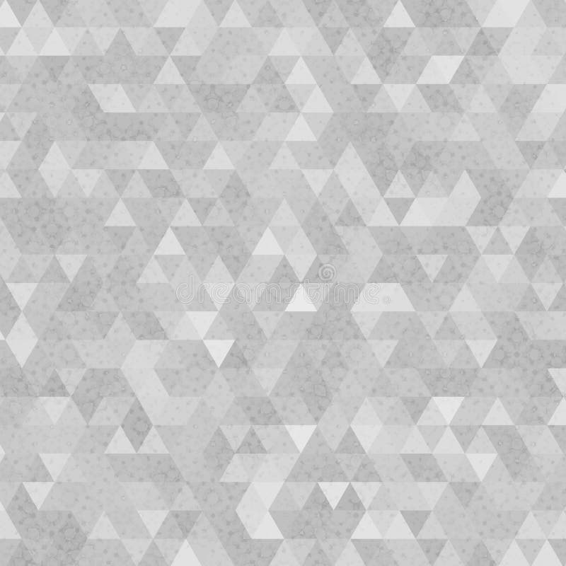 Gray Grunge Triangles Abstract Background Stock Vector - Illustration ...