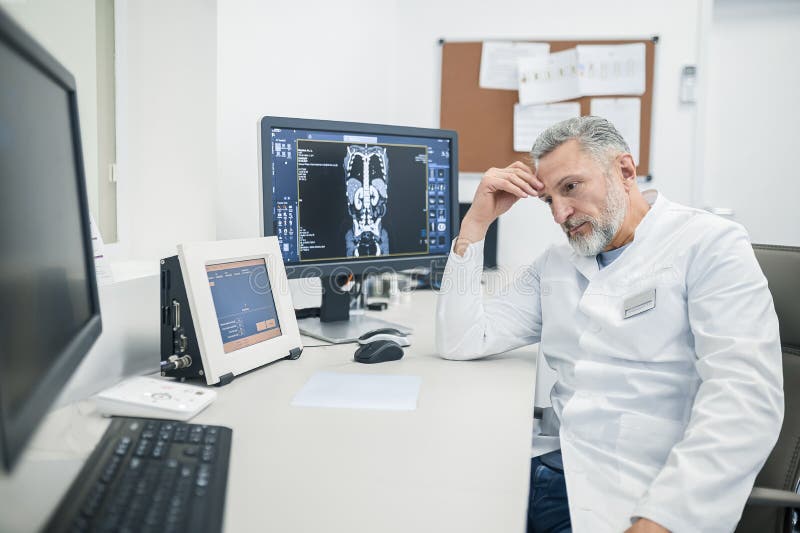 Man Woman Lab Coat Thinking Stock Photos - Free & Royalty-Free Stock ...