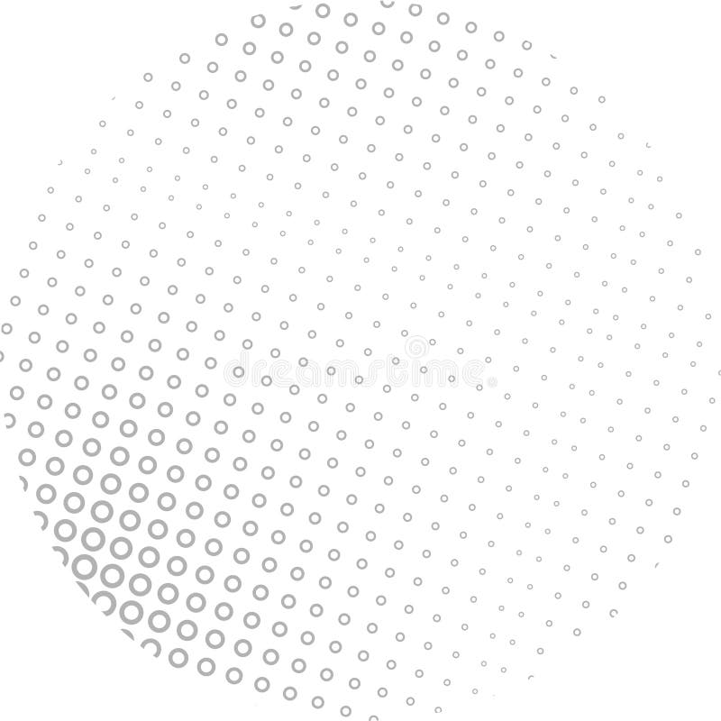 Gray Halftone Dotted Pattern Creating Depth and Visual Focus. Suitable ...