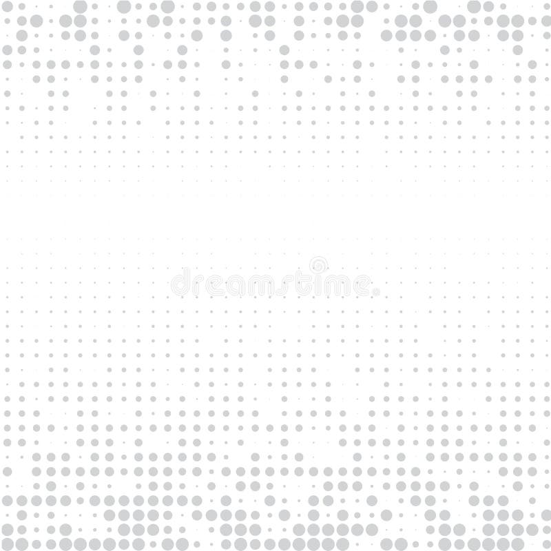 Gray Halftone with Halftone Dots on a White Background. Stock Vector ...