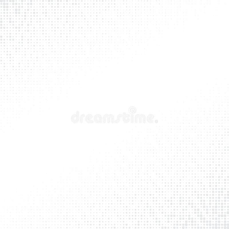 Gray Halftone of Raster Points on a White Background. Stock Vector ...