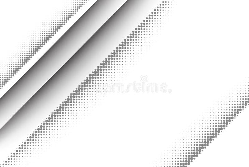 Gray Halftones on White Background, Gray Dots Background Design Stock ...