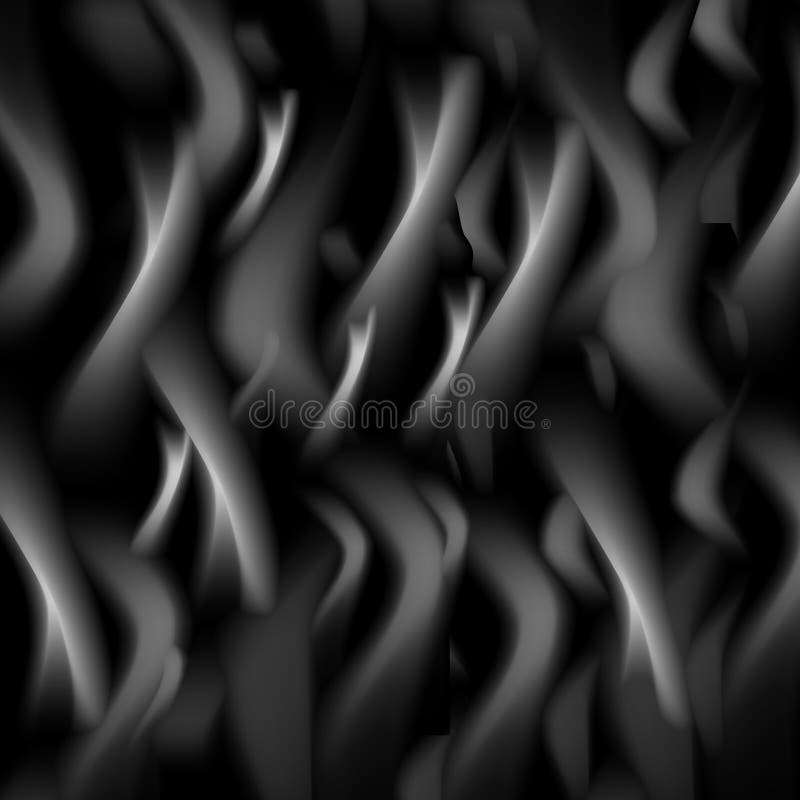 Seamless Abstract Black Clouds, Fog Background Stock Vector ...