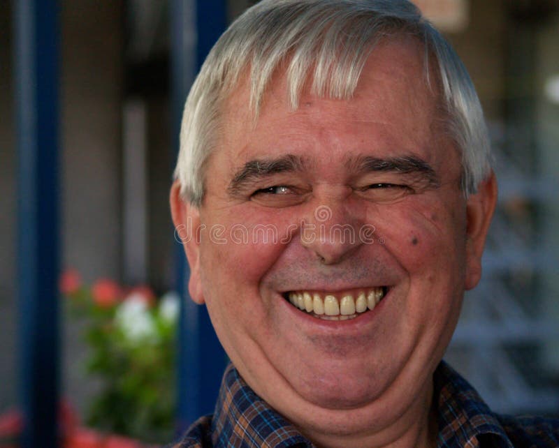 Gray Head Smile 2 stock photo. Image of smile, gleesome - 241020