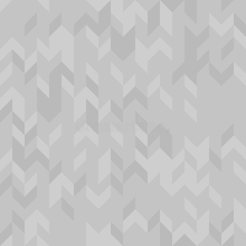 Gray Herringbone Pattern. Seamless Vector Stock Vector - Illustration ...