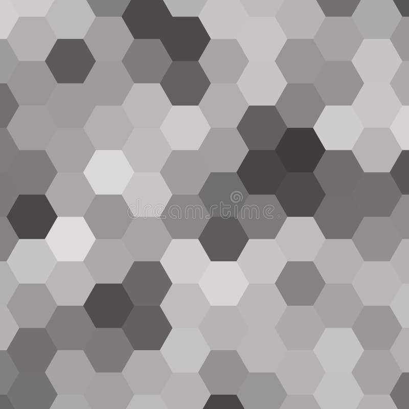 Gray Hexagon Background, Pattern, Hexagon Wallpaper. Vector ...