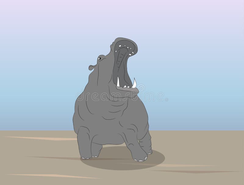 Gray Hippo Stock Illustrations – 818 Gray Hippo Stock Illustrations ...