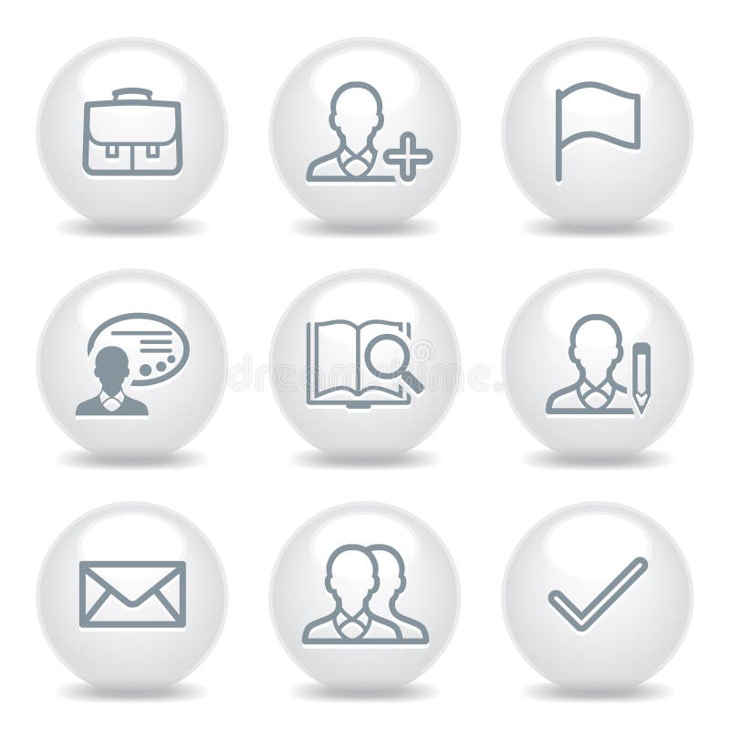 Gray icons set 1 stock vector. Illustration of forum - 11116957