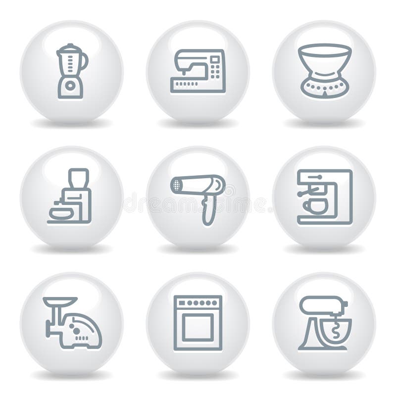 Gray icons set 19 stock vector. Illustration of pictogram - 11117047