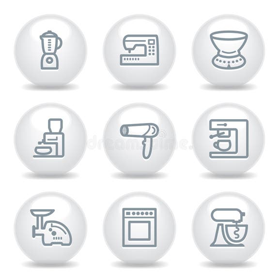 Gray icons set 19 stock vector. Illustration of pictogram - 11117047