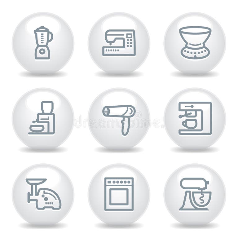 Gray icons set 19 stock vector. Illustration of pictogram - 11117047