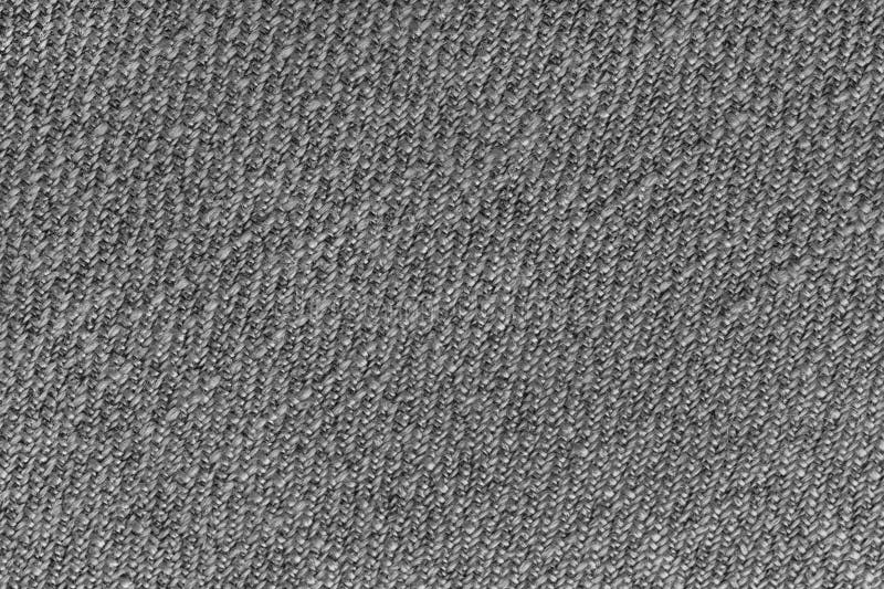 Gray Jacquard Fabric with Diagonal Woven, Coarse Weave Texture Upholstery Cloth. Stock Photo ...