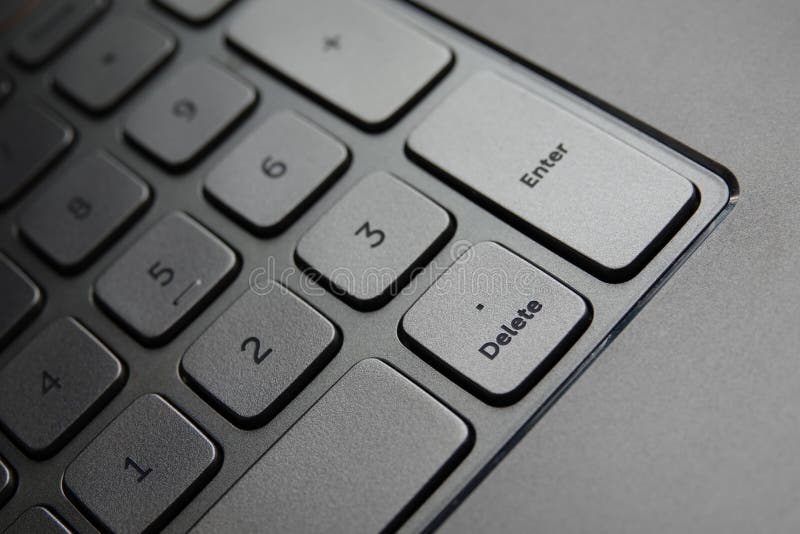 Gray keyboard Enter key stock image. Image of modern - 133354575