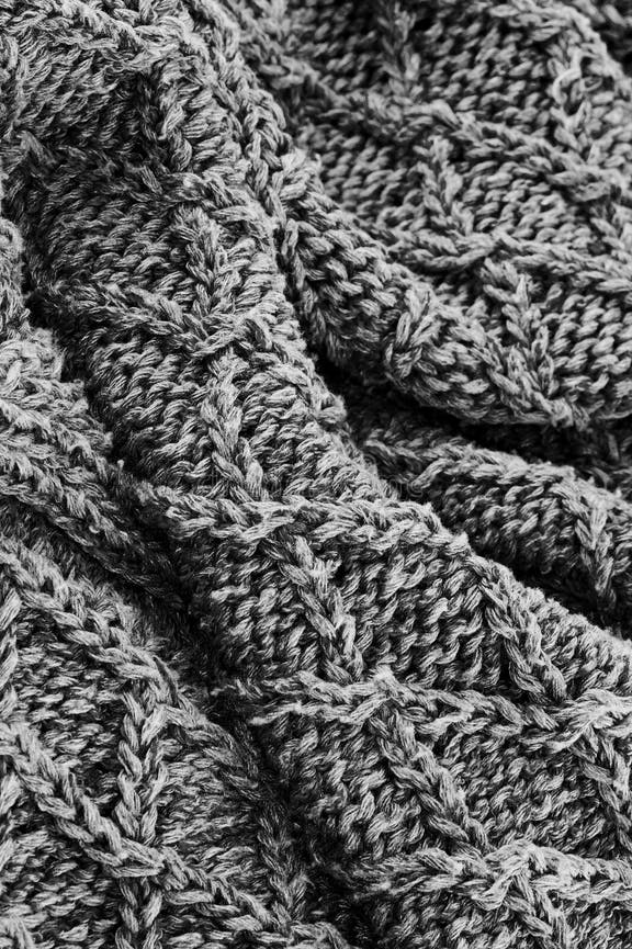 A Gray Knitted Wool Background with a Texured Pattern. Stock Image ...