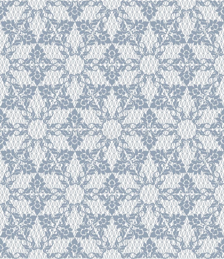Gray lace pattern stock vector. Illustration of wallpaper - 49963685