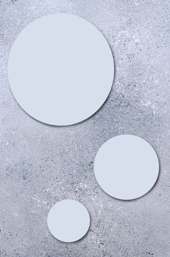 Gray Layout on a Concrete Background. Design Elements or Portfolio ...