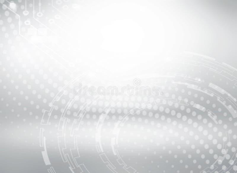 Gray Light Abstract Technology Background Blurred with Halftone for ...