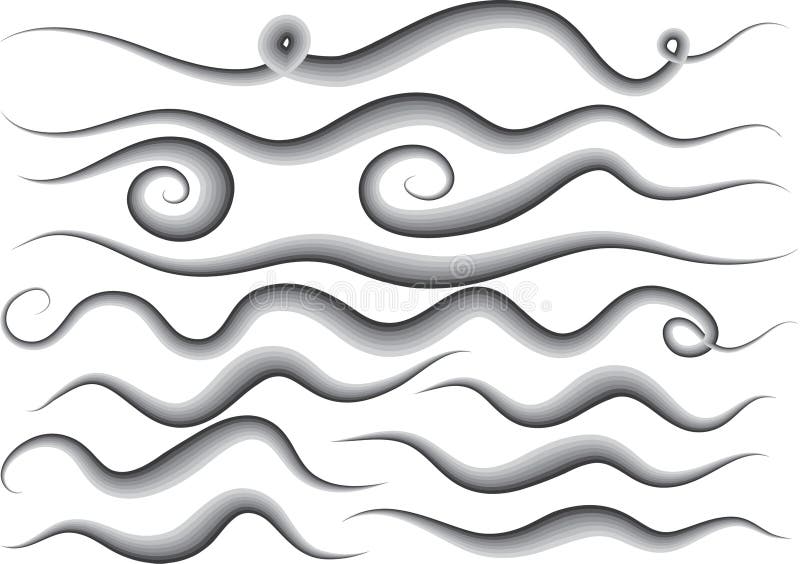 Gray Line Background Drawing Design Stock Vector - Illustration of gray ...