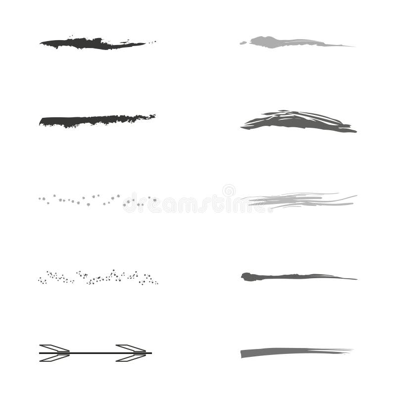 Gray Line Icons. Pattern Vector Symbol. Subtle Texture Shape ...