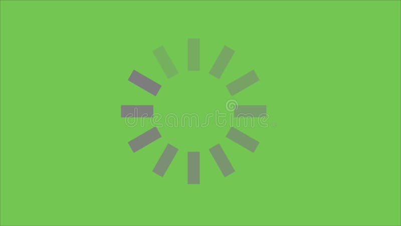 Gray Loading Pattern Circle Waiting Animation on Green Screen 3 Stock ...