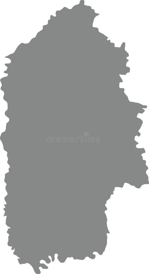 Gray Map of the KHMELNYTSKYI OBLAST, UKRAINE Stock Vector ...