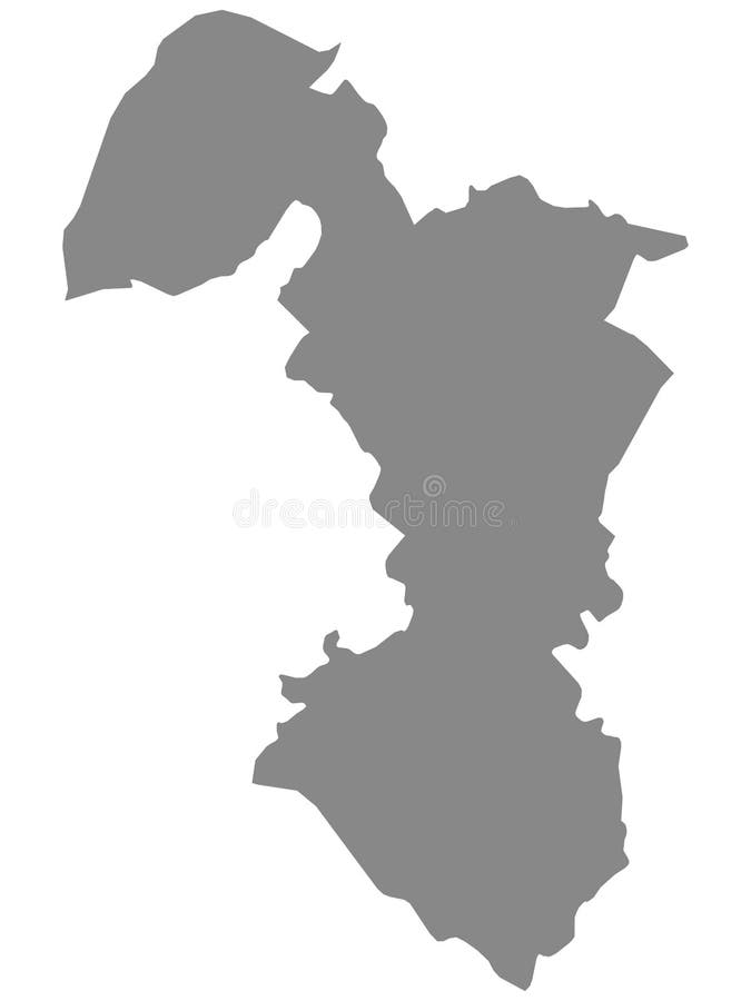 Trnava Region Regions of Slovakia, Slovak Republic Map Vector ...