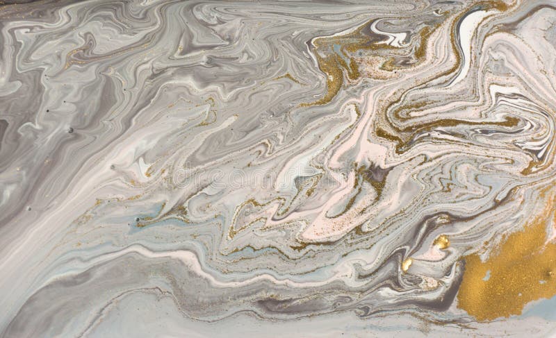 Gray Marble Pattern with Golden Glitter. Stone Ripple Texture. Stock ...