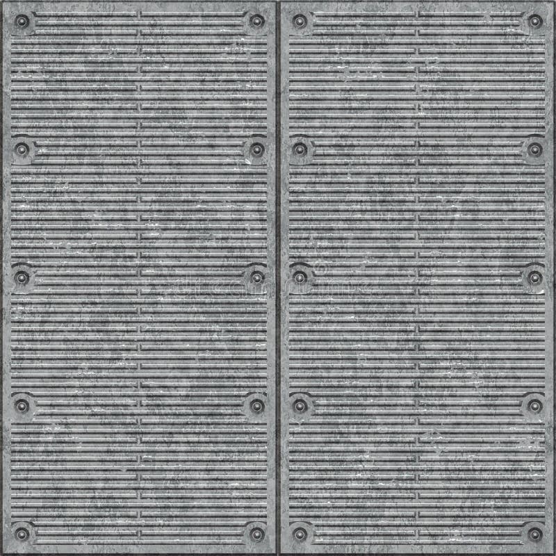 Gray Metal Plate Cyber Texture Stock Illustration - Illustration of ...