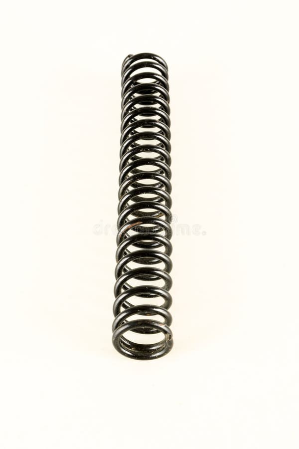Gray metal spring stock photo. Image of shape, shiny - 107859464