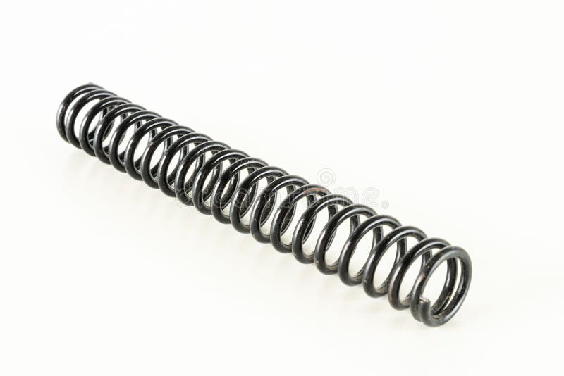 Gray metal spring stock image. Image of metal, shape - 234064461