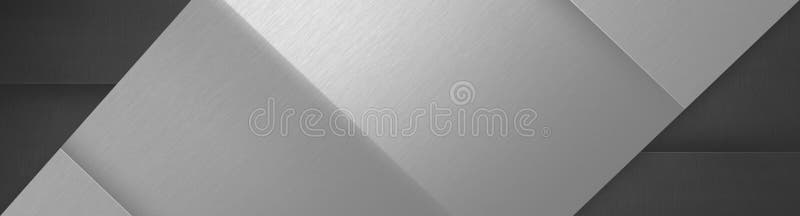 Gray Metal Texture Background - Wide Banner Stock Illustration ...