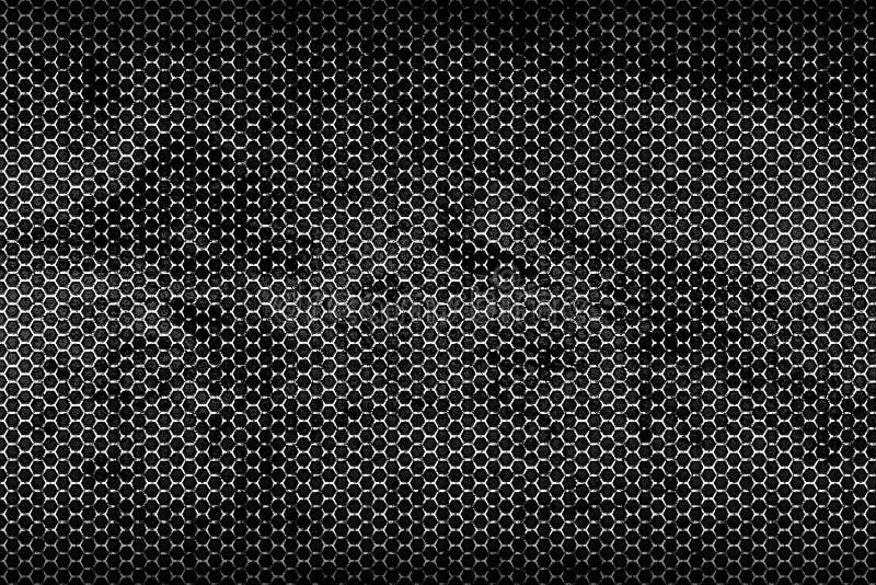 Gray Metallic Mesh Background Texture Stock Illustration - Illustration ...
