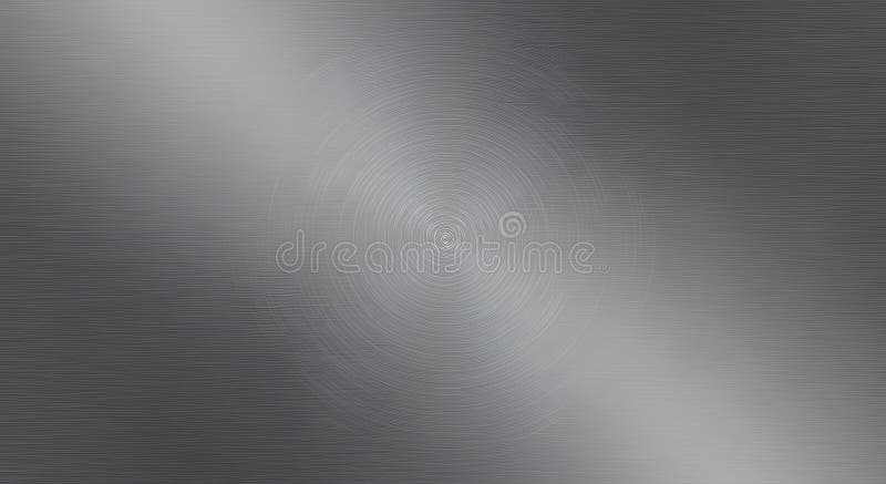 Gray Metallic Texture Background with Circular Brushed Metal Pattern ...