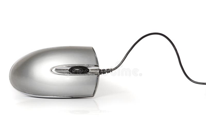 Cordless White Computer Mouse Stock Image - Image of technology ...