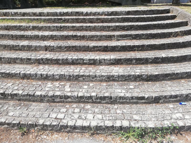 Gray Old Paving Stairs Stone Surface - Pavement As Texture or ...