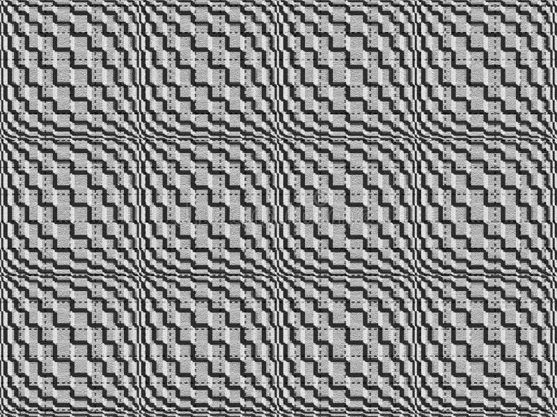 Gray Optical Illusion Wall with Dotted Lines Square with Embossing ...