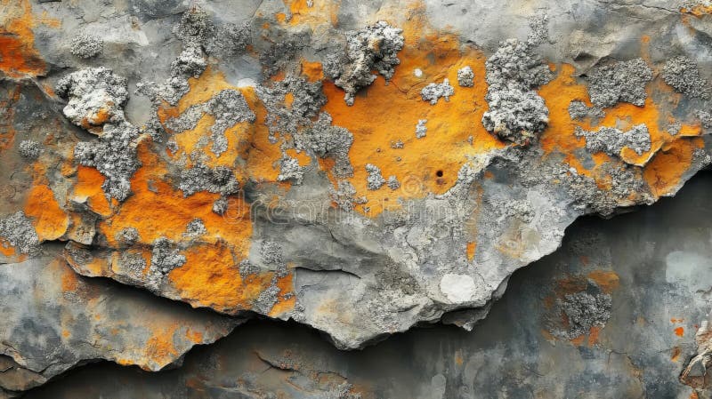 Gray and Orange Rock Formation Texture Stock Illustration ...